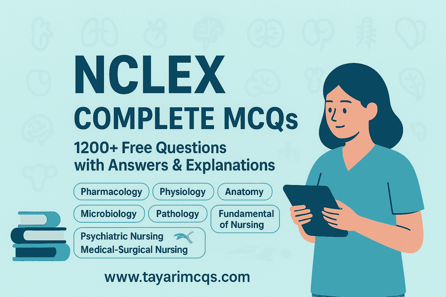 NCLEX RN & PN Complete MCQs Bank (1200+ Questions with Answers ...